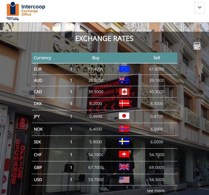 Intercoop - Exchange Office